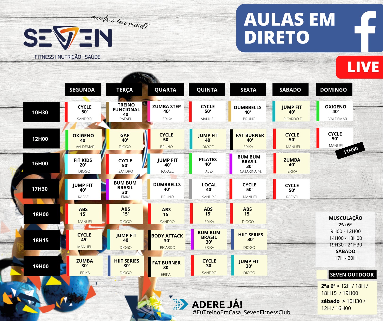 Seven Fitness Club | Horários, Preços e Opiniões